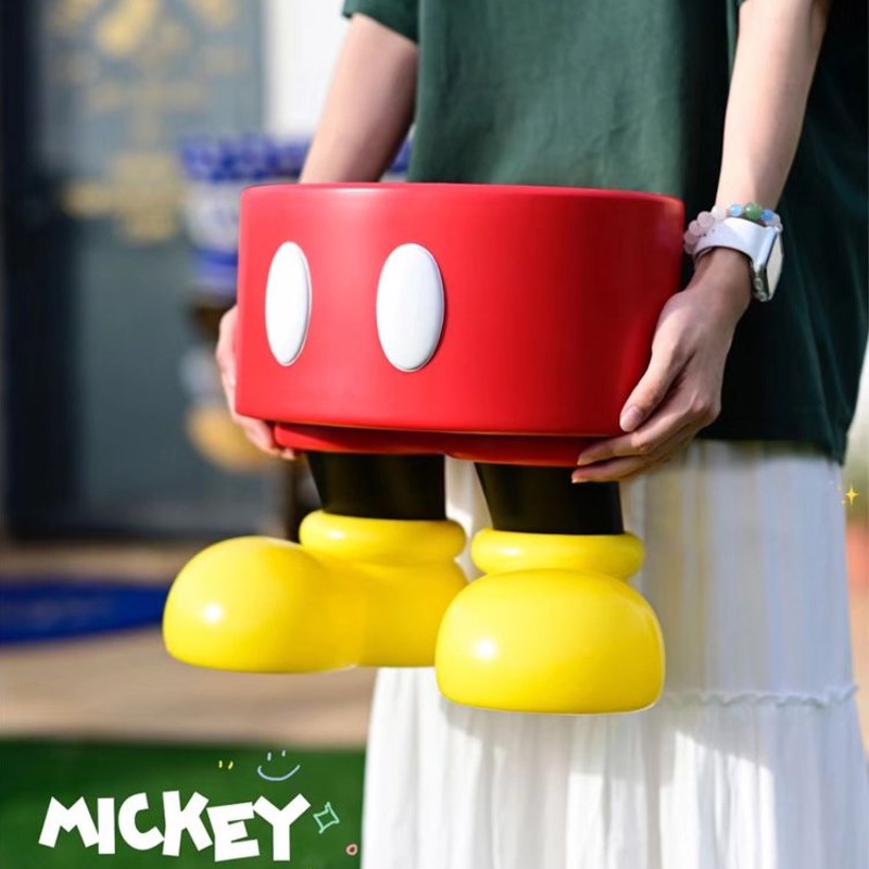 Creative Mickey bedroom bedside table home personality living room ...