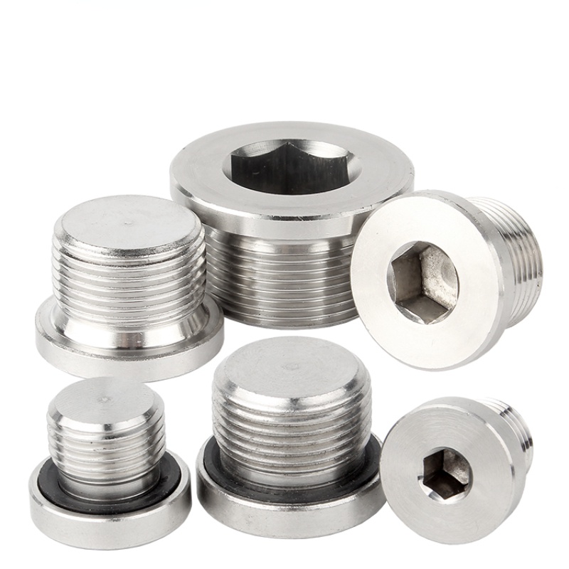 [XNY] 304 Stainless Steel Hexagon Socket ED Ring Sealing Plug Headband ...