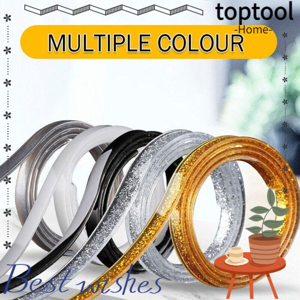 TOPTOOL Ceramic Tile Seam Tape, PVC Waterproof Beautiful Seam Tapes, 6M ...