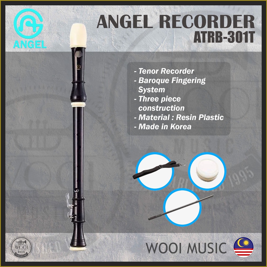 Angel ATRB-301T Tenor Recorder ATRB301T (Baroque System) | Shopee Malaysia