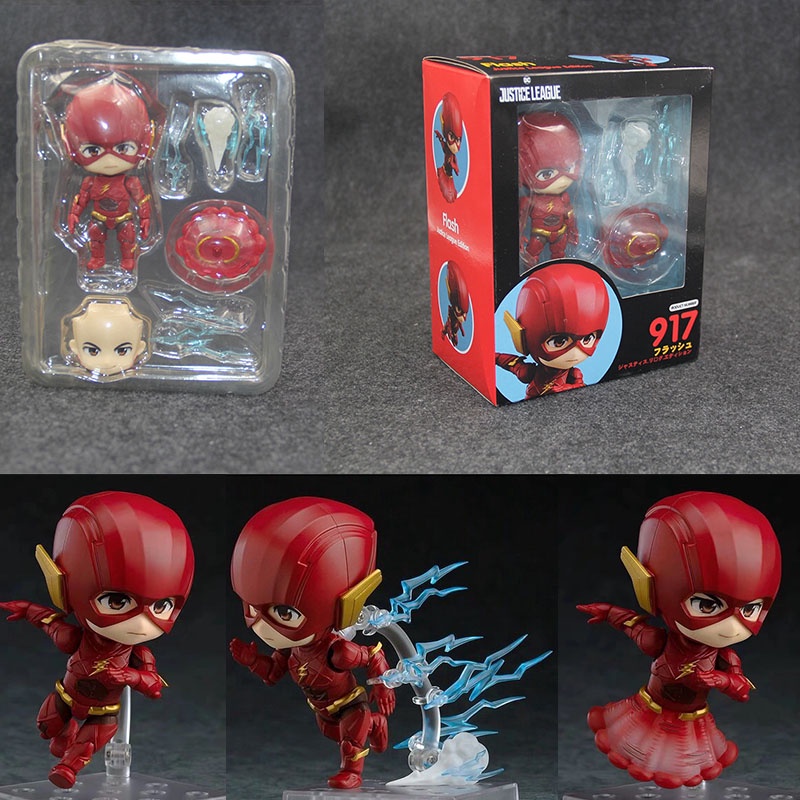 Nendoroid Justice League The Flash 917 PVC Action Figure Flash Man ...