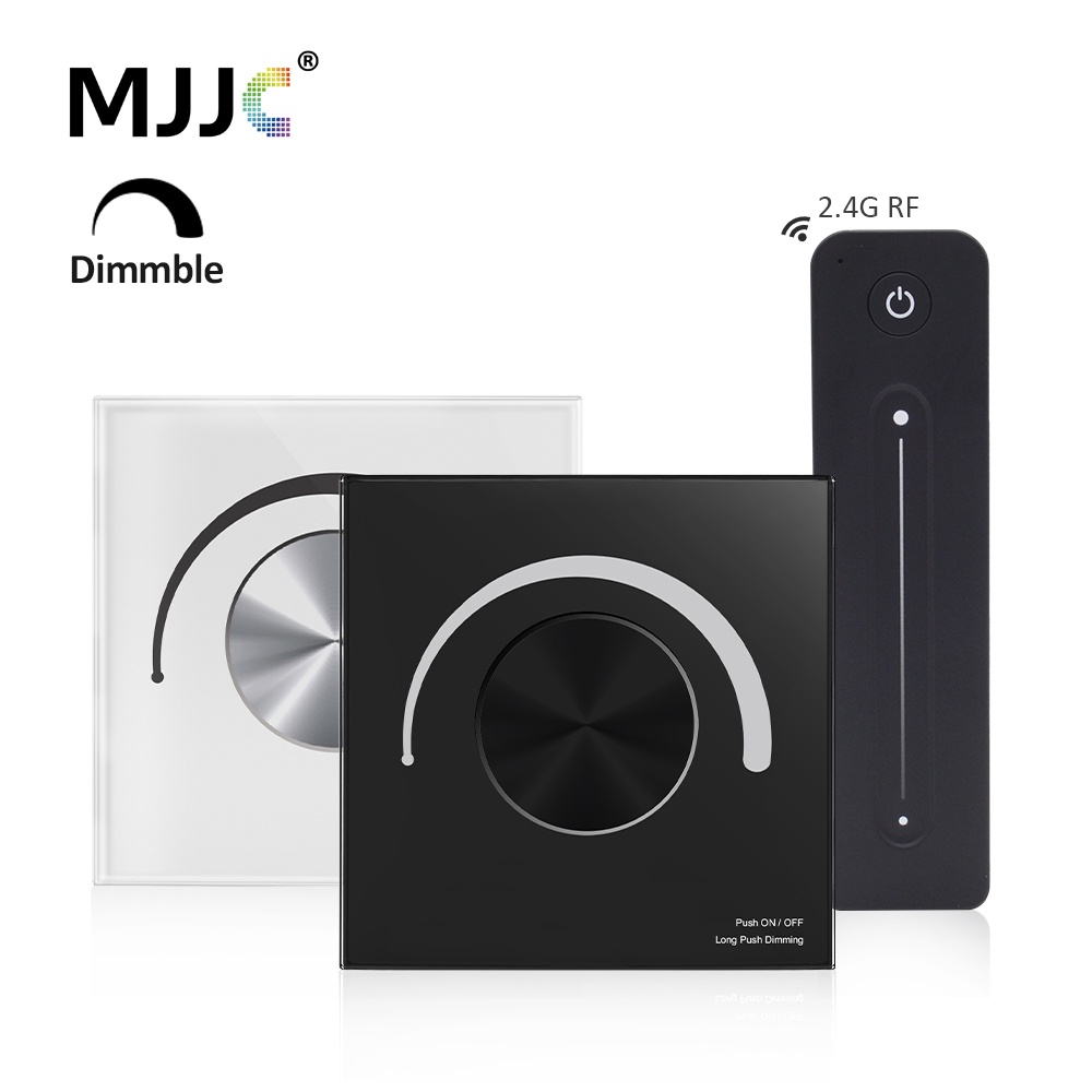 Wall Mounted Rotary Panel Led Controller DC 12V 24V Dimmable Wireless ...