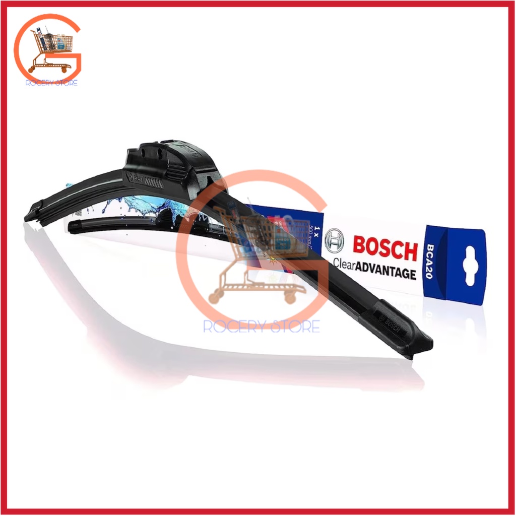 ORIGINAL BOSCH WIPER BLADE CLEAR ADVANTAGE SOFT BCA (U HOOK) PERODUA TOYOTA PROTON NISSAN ...