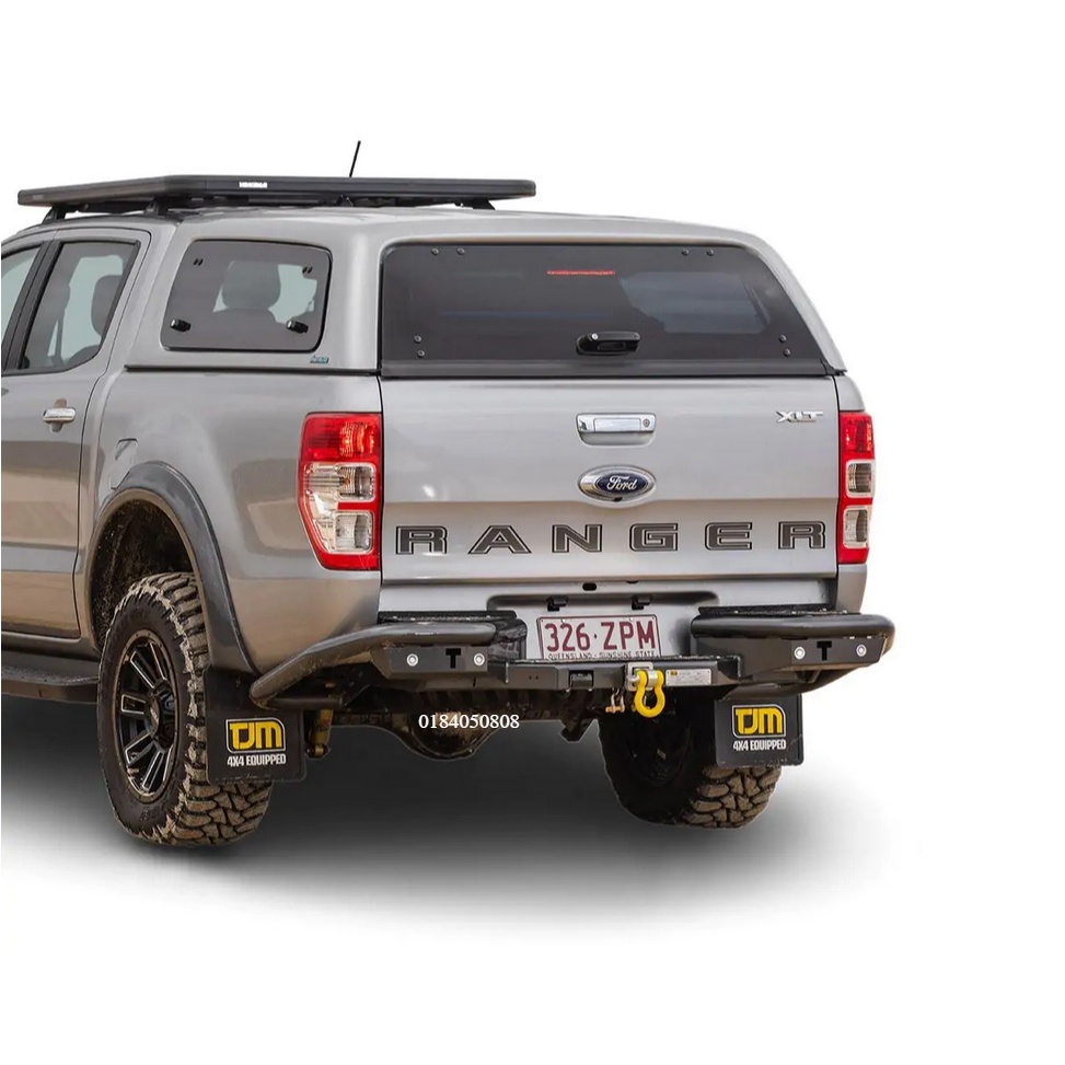 TJM RB6 REAR PROTECTION STEP TOWBAR REAR BAR - FORD RANGER T6 T7 T8 T9 ...