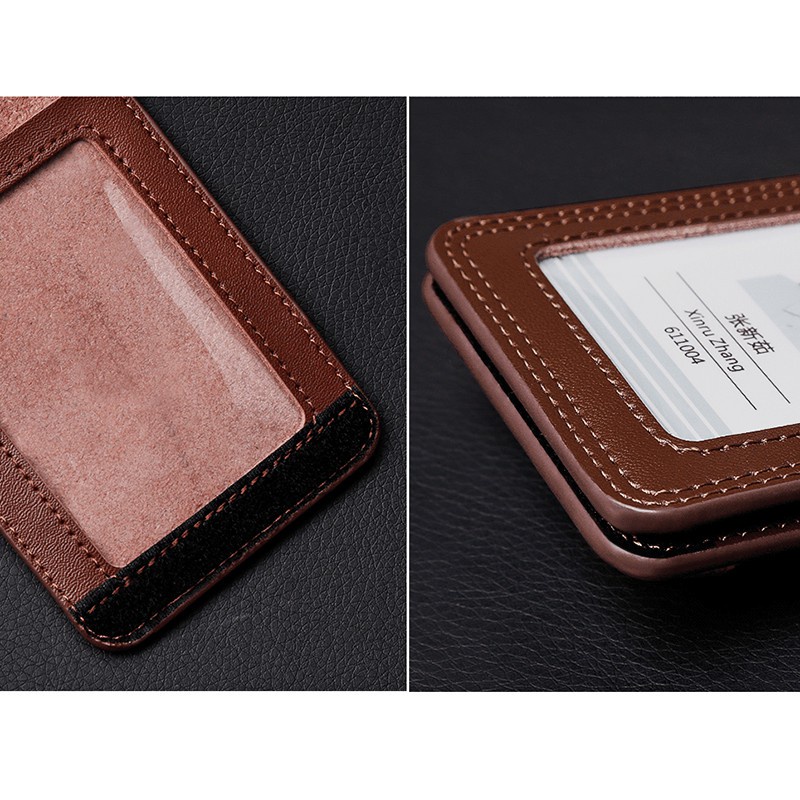 Reporter Police Military Badge ID Business Work Card Holder Genuine ...