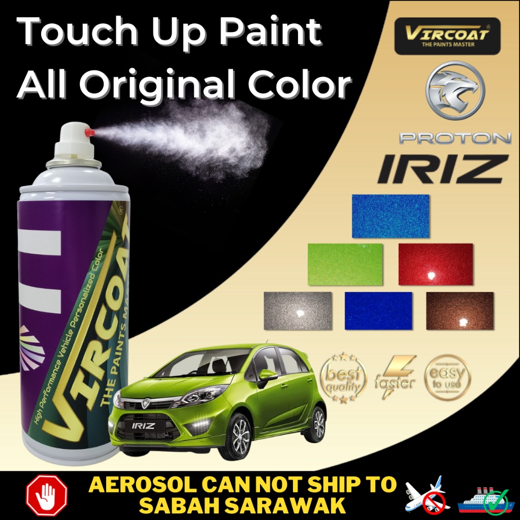 [Proton Iriz] Touch Up Paint VIRCOAT Aerosol Spray Ideal Original Color ...