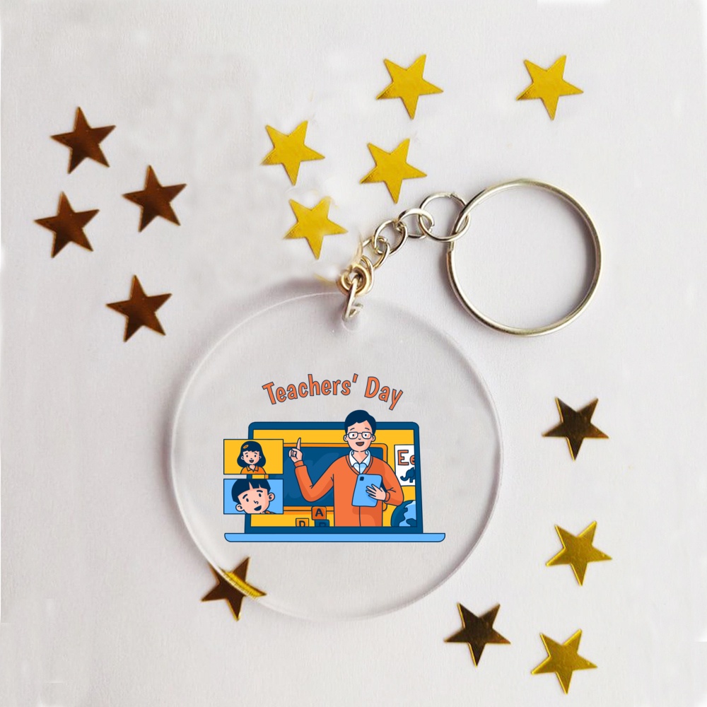 Happy Teacher's Day Keychain TQ Cikgu Keychain Teacher's Day Hadiah ...