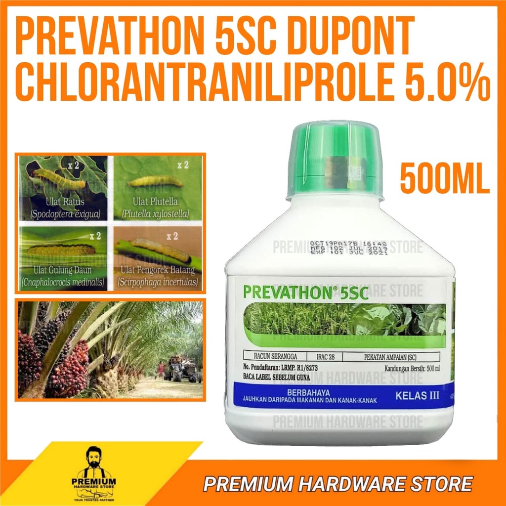 Prevathon 5SC 500ML Chlorantraniliprole 5% Racun Serangga Kumpulan ...