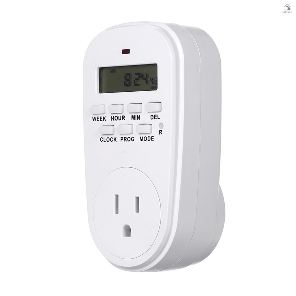 Digital Timer Switch Socket With Lcd Display Plug In Programmable Time Controller Intelligent