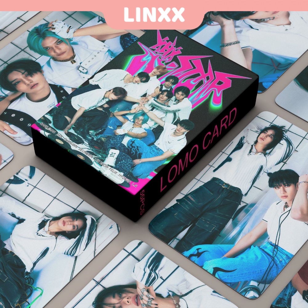 LINXX 55 Pcs Stray Kids ROCK STAR Album Lomo Card Kpop Photocards ...