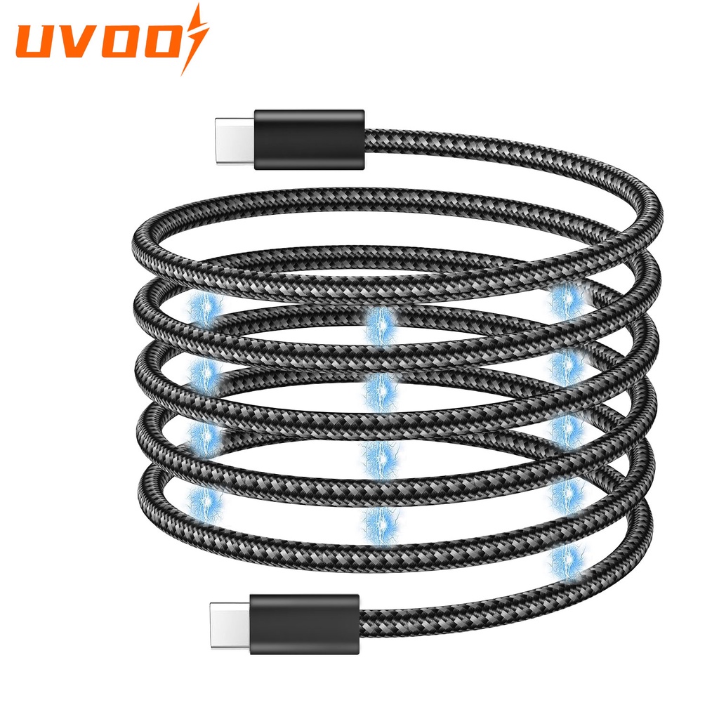 UVOOI USB C To C 100W Magnetic Fast Charger Cable for iPhone 15 Xiaomi ...