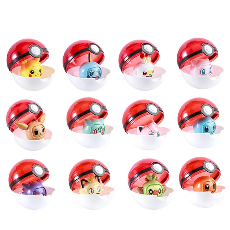 Pokemon Swap Face Figure Face Changing with Pokeball Variable Face ...