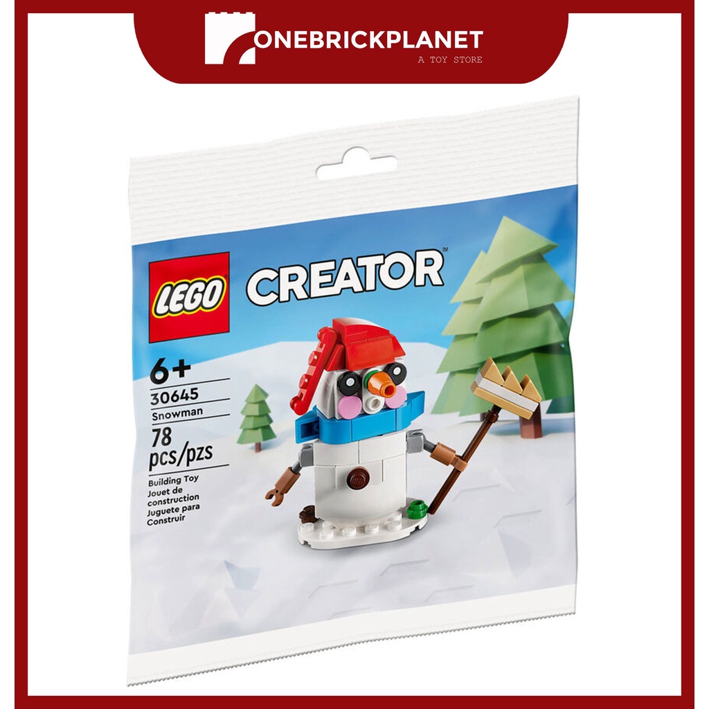 LEGO 30645 Creator - Snowman (Polybag) | Shopee Malaysia