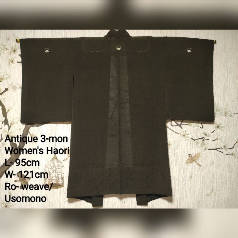, Japanese Traditional Kimono Haori Jacket, Michiyuki, Douchugi, Hanten ...