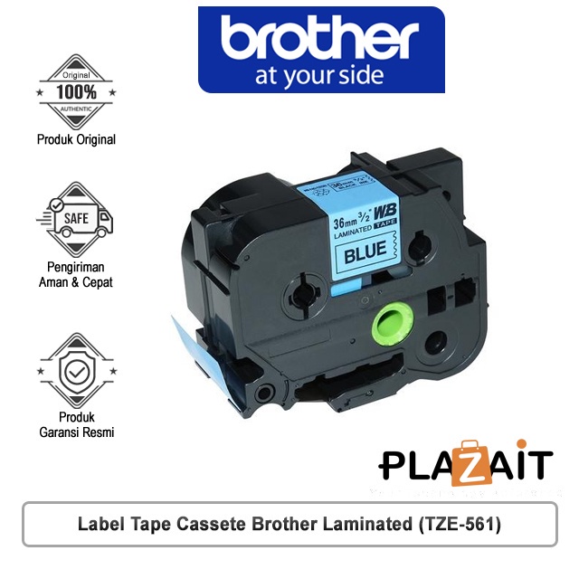 Brother Label Tape Cassette Laminated (TZE-561) | Shopee Malaysia