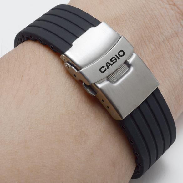 Casio Watch Strap EFR-303 517 500 MTP-1374D Swordfish Rubber Bracelet ...