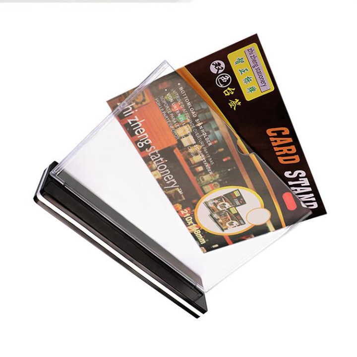 Horizontal A4 mica tabletop menu, A4 tabletop mica menu shelf, high ...