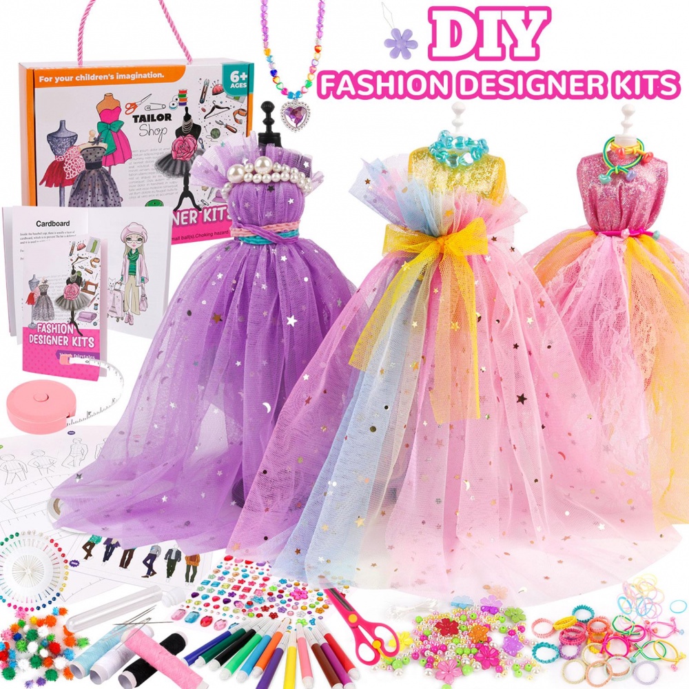 YL 309PCS Fashion Design Kit for Girls Creativity DIY Arts & Crafts Kit ...