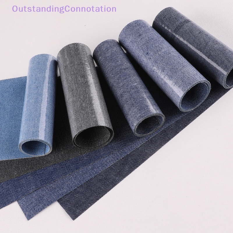 OutstandingConnotation Iron On Denim Clothing Patches Rectangle Big ...