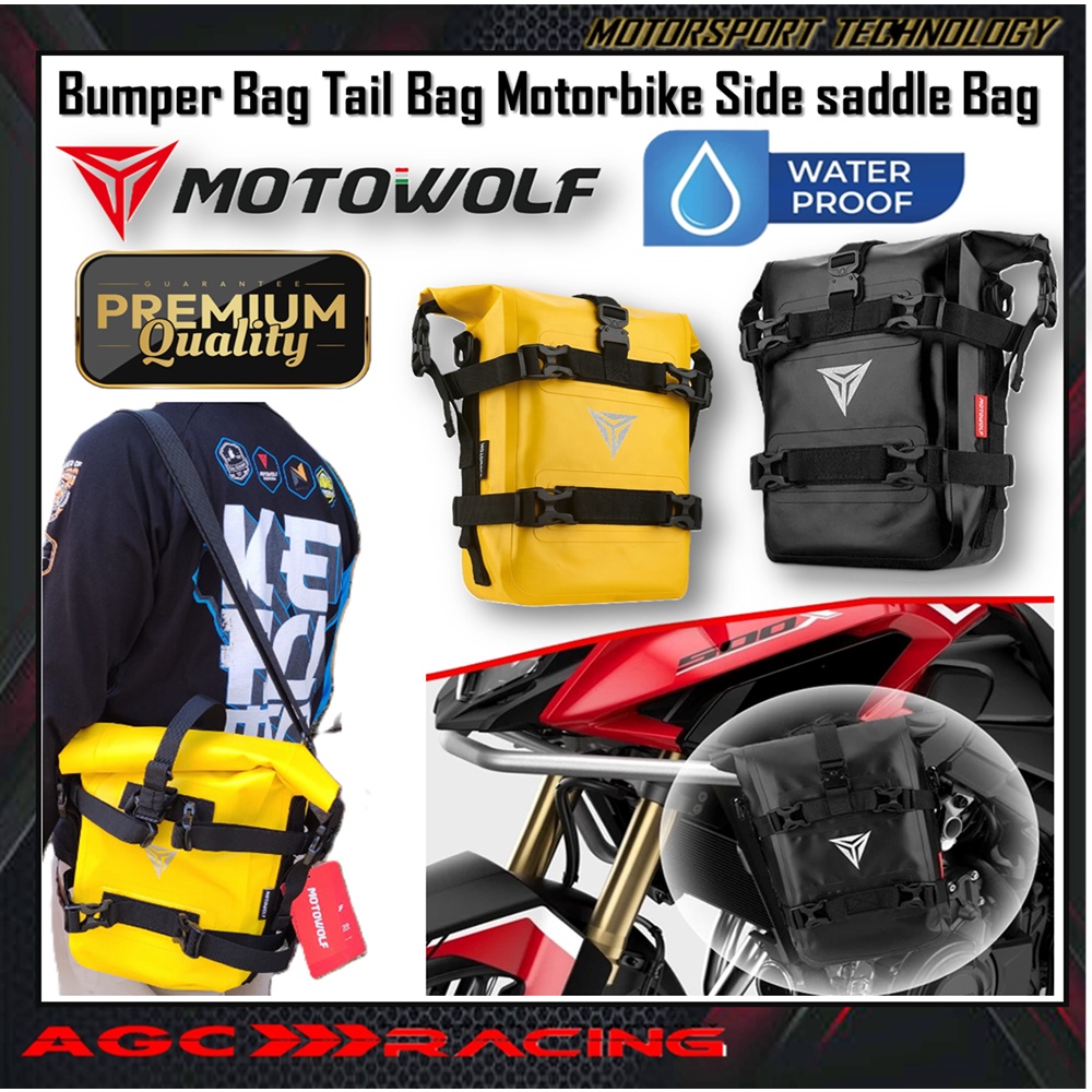 MOTOWOLF Waterproof Bumper Crash Bar Bag Side Bag MDL0715 | Shopee Malaysia