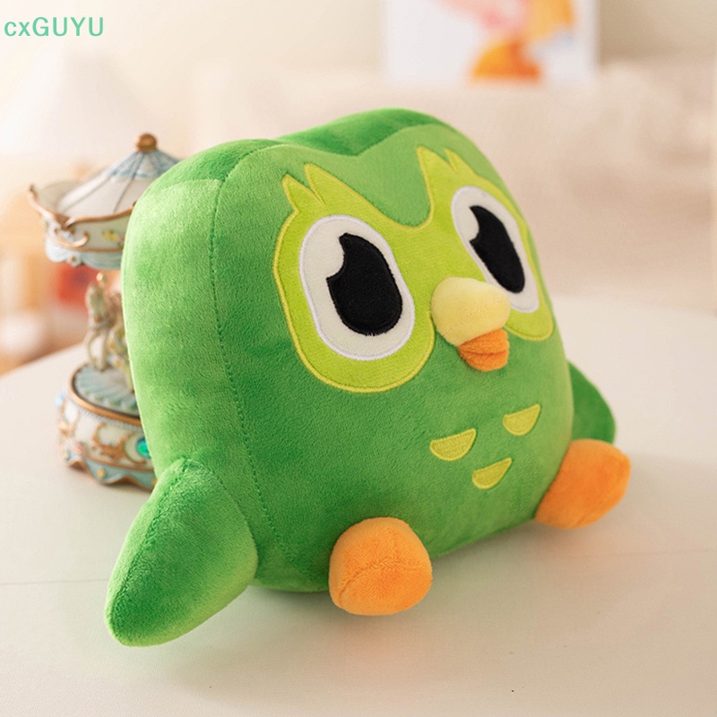 [cxGUYU] Green Duolingo Owl Plush Toy Duo Plushie Of Duo The Owl ...