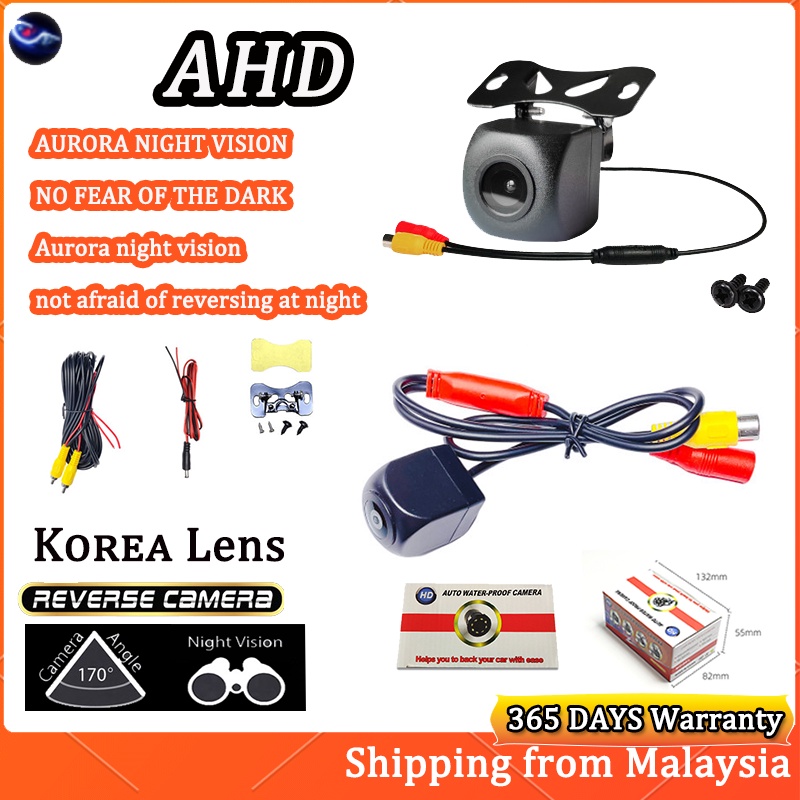Wide Night Vision Car Fisheye Lens AHD Vehicle Rear View Camera ...