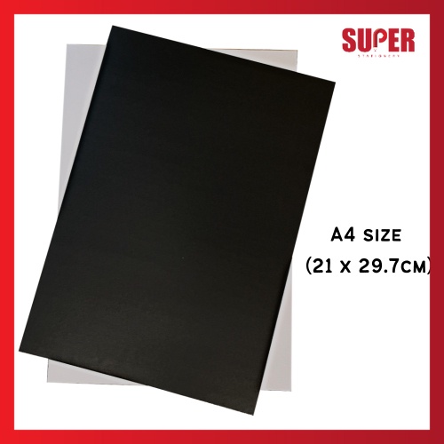 [super stationery] EMI A4/ A3 Black Mounting Board Black Card Black ...