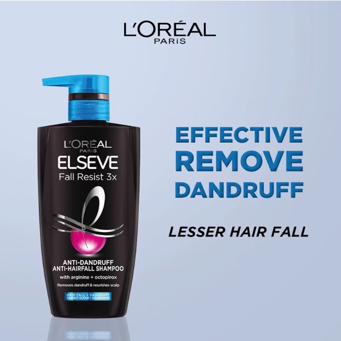 LOreal Anti-Dandruff Anti-Hairfall Shampoo With Arginine + Octopirox ...