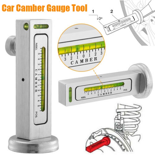 Car Magnetic Gauge Tool Camber Water Level Camber Castor Strut Wheel ...