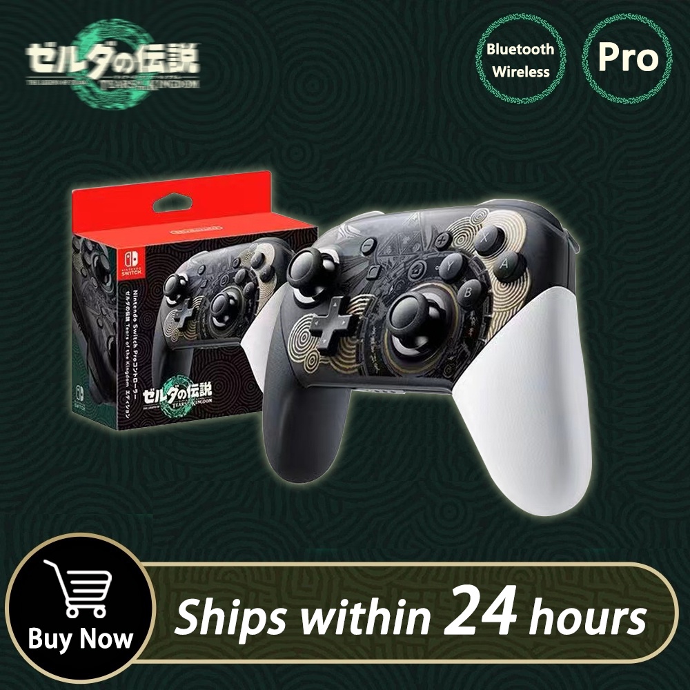 For Nintendo Switch Pro Controller With NFC and Wake Function Wireless Joystick 6-Axis Gyro ...