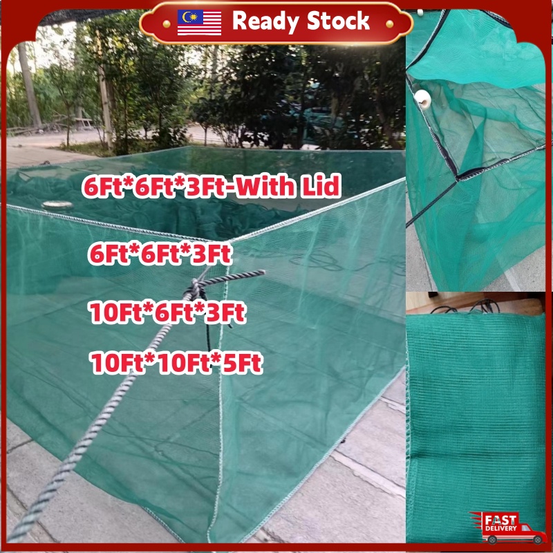 Jaring sangkar bela anak ikan hapa net jaring kolam ikan net kolam ikan ...