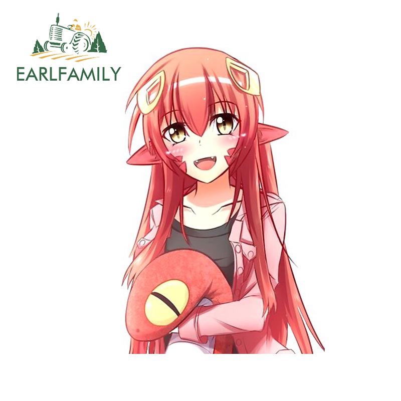 EARLFAMILY 13cm x 8.6cm Monster Musume Miia Car Sticker Kawaii Girl ...