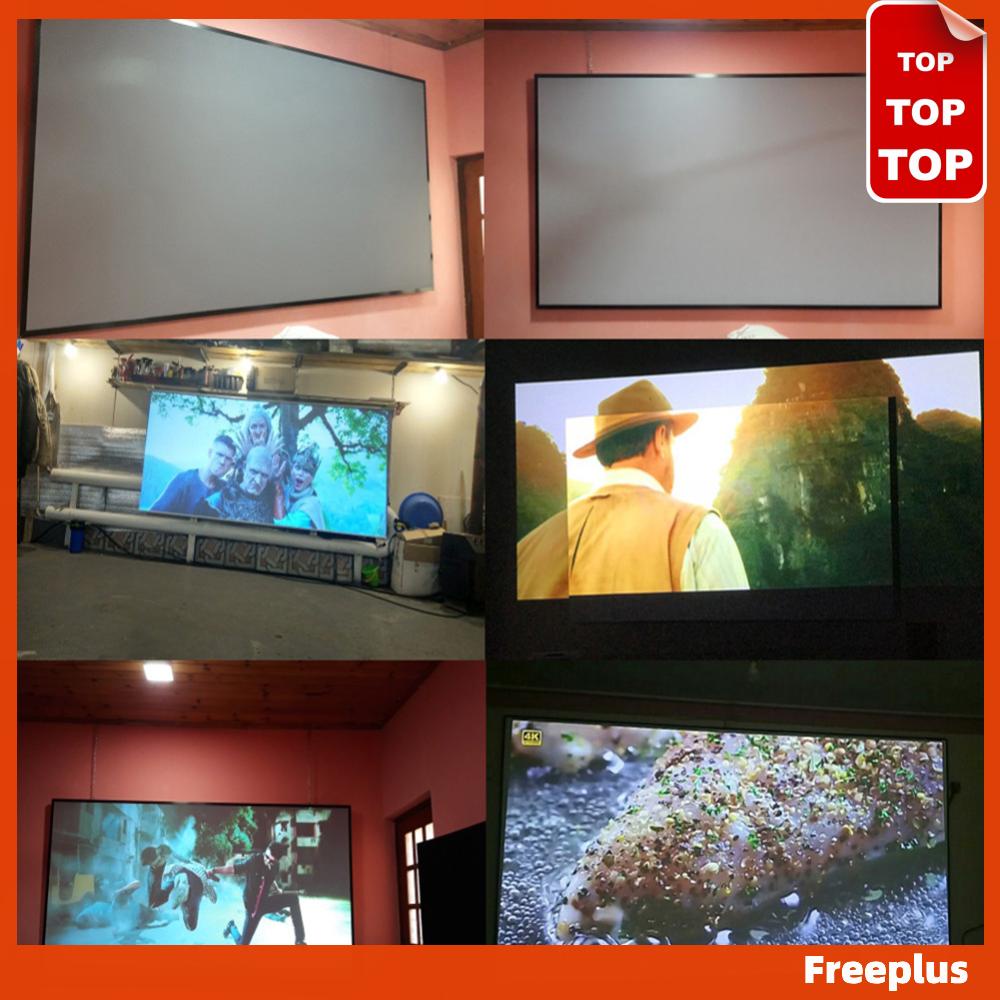 4k HD Portable Foldable Projector Cloth 16/9 Home Theater Movie Screen ...