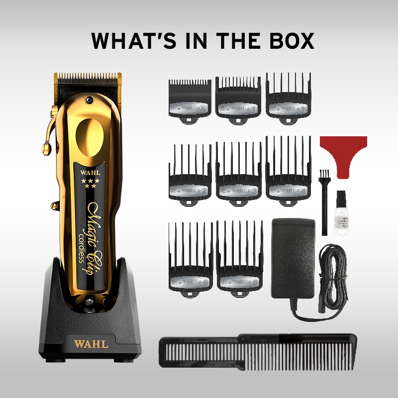 Original Wahl 5 Star Limited Edition Gold Cordless Magic Clip Machine ...