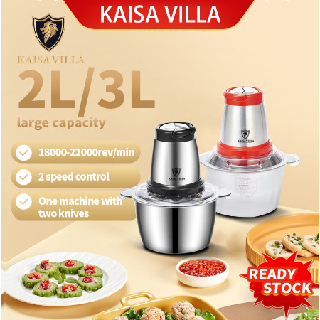 Meat Grinder Electric Pengisar Daging Elektrik Chopper Blender Food Processor Kaisa Villa ...