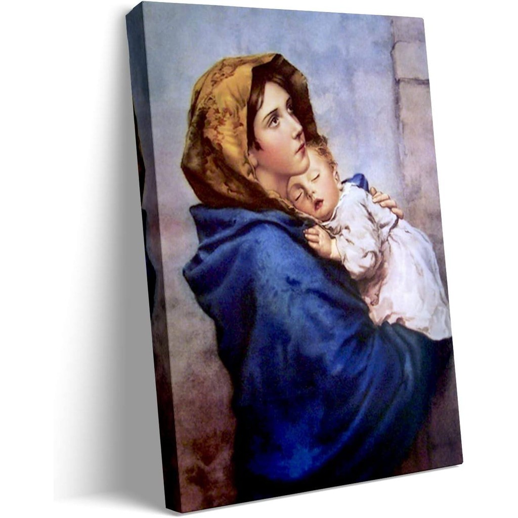 Immortal Art Madonna and Child Angels Playing Poster Virgin Mary ...