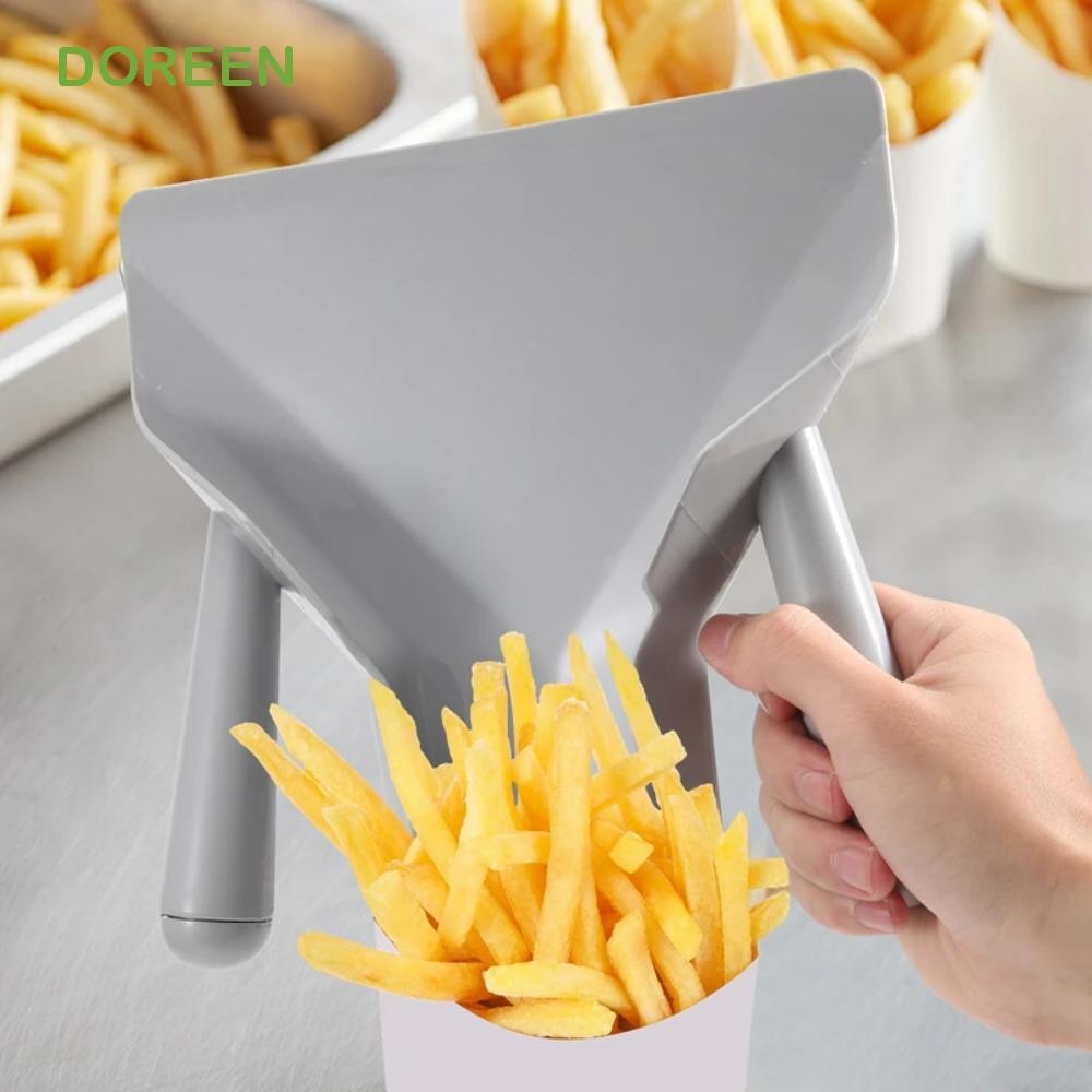 DOREEN Chip Scoop, Single/double Handle Plastic French Fries Shovel ...