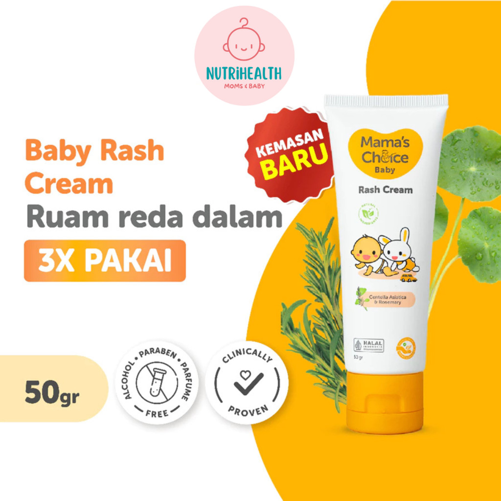 Mama's Choice Baby Rash Cream 50 gr | Baby Diaper Rash Cream | Shopee ...