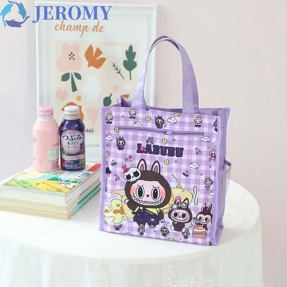 JEROMY Labubu Time Shoulder Bag, Popmart Oxford Cloth Cartoon Labubu ...