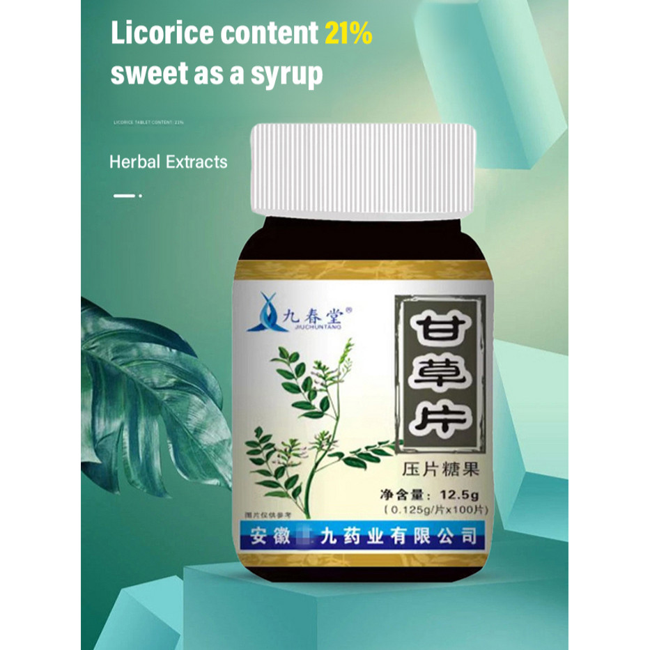 Traditional Tonics Licorice tablets Throat lotion Cough relief No ...