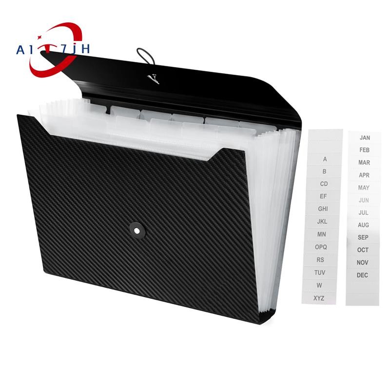 Expanding File Folder, 13 Pockets Accordion File Organizer, A4 Letter ...