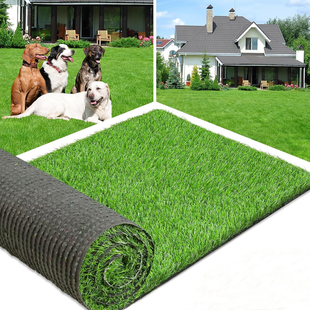 1x1Meter Width Artificial Grass Lawn Carpet , Fake Turf Rug Mat for ...