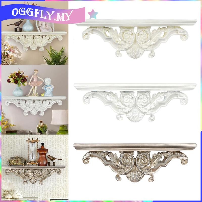 [oggfly] Shelf Wall Mounting Hollow Display Storage Living Room Artware ...