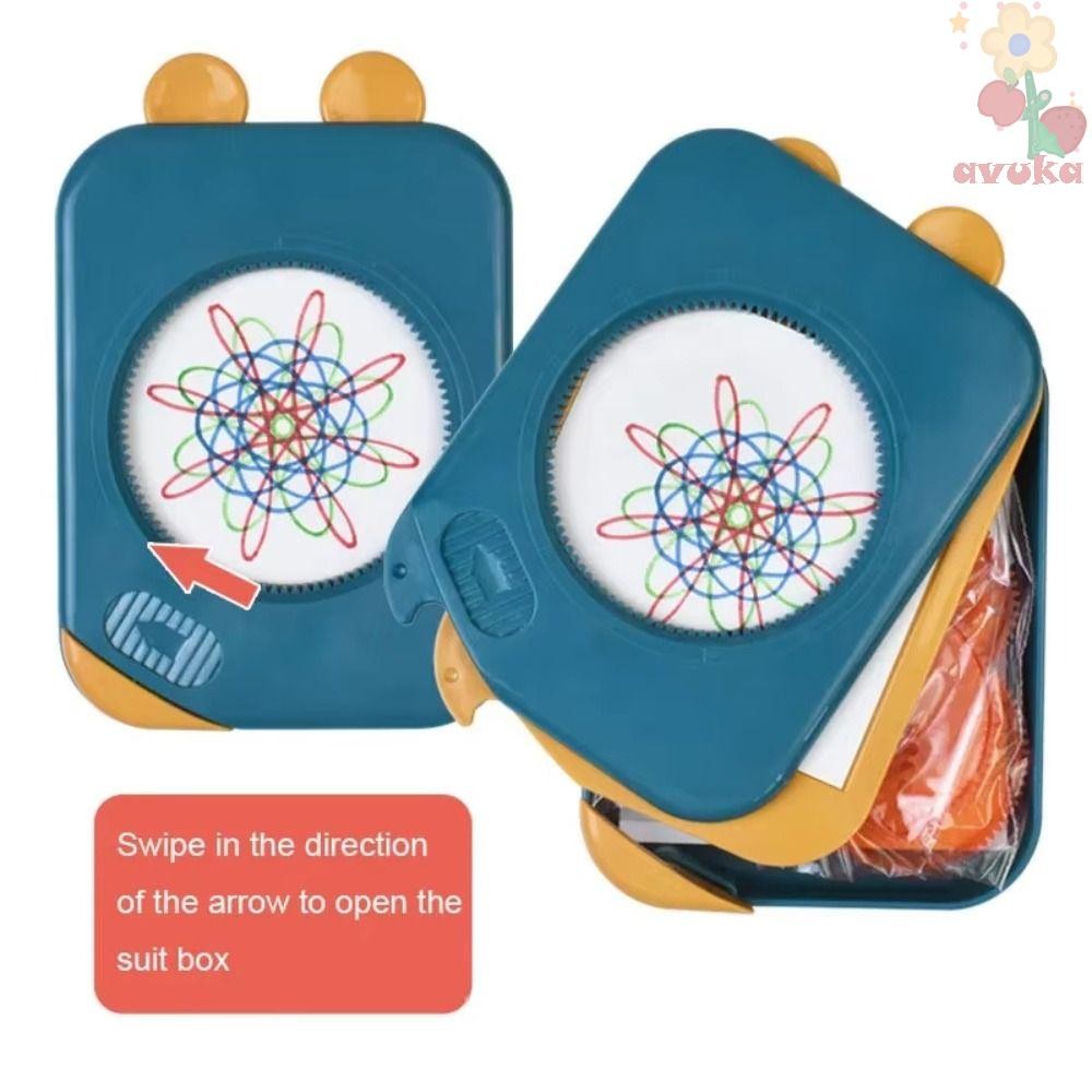Avuka Drawing Art Spirograph Set Drawing Rulers Multifunctional Magic