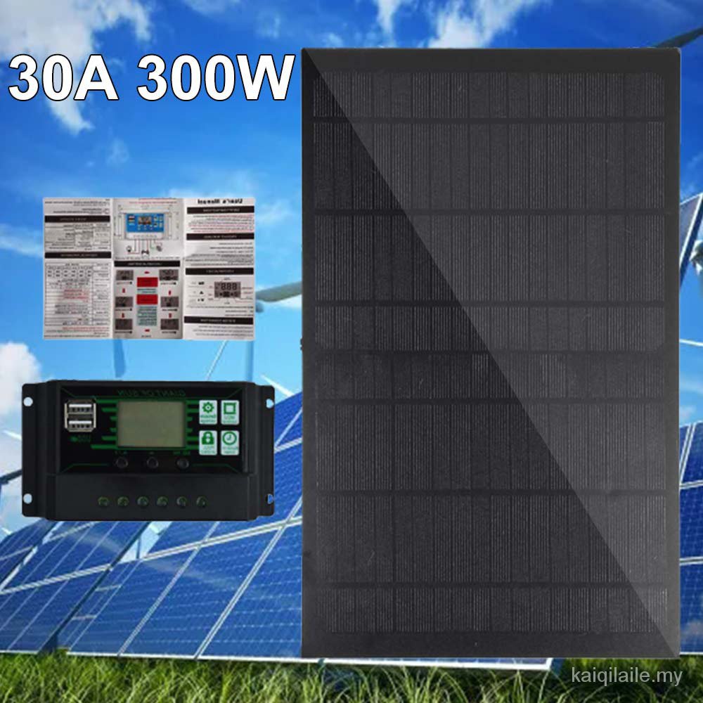 【In stock】300W Solar Panel Kit Complete 12V USB With 30A Controller ...