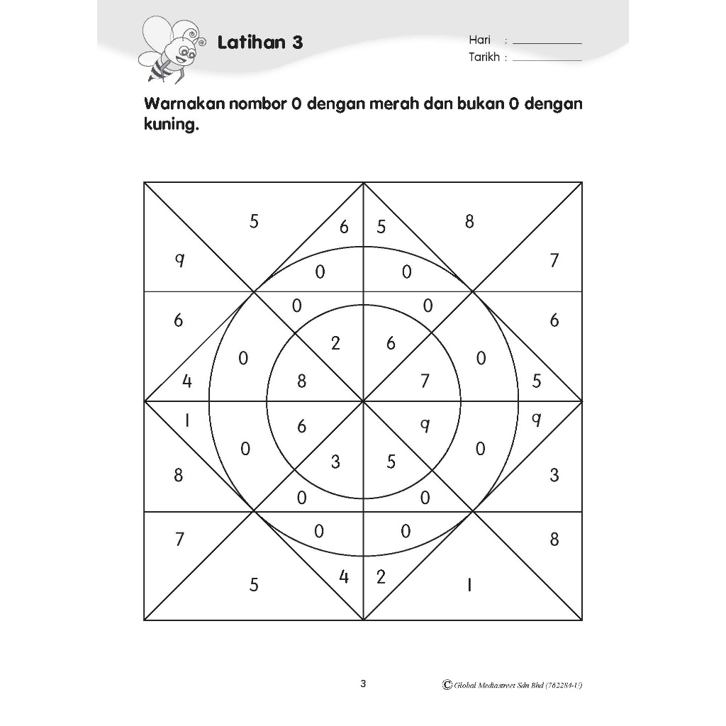 [FUNBOOK] Buku tulisan Nombor Matematik Jawi BM BI Preschool Tadika ...