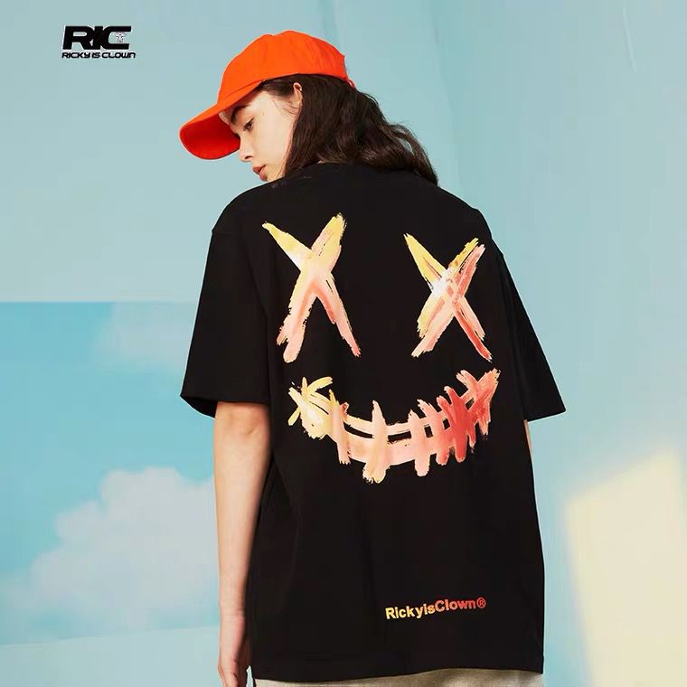 RICKY CLOWN TEE (BLACK/WHITE) | Shopee Malaysia