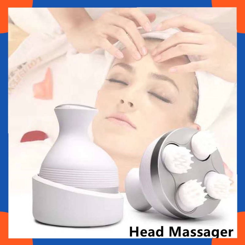 Scalp Massager Head Massager Portable Electric Hand-held Head Massager ...