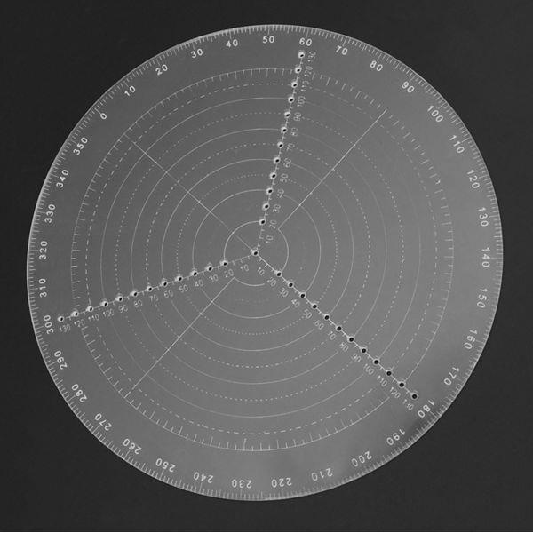 Car Rotating Centering Ruler Lathe Woodworking Tool Center Finding ...