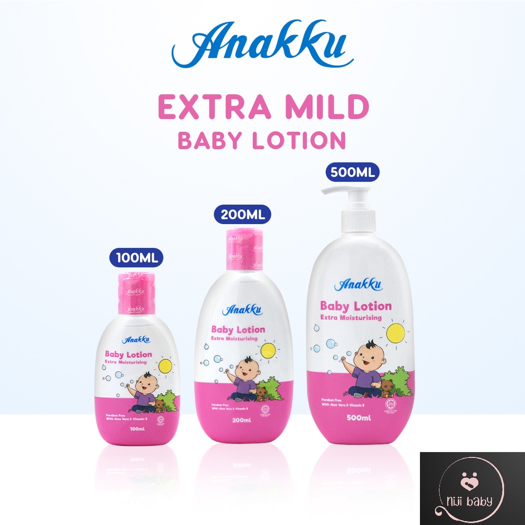 ANAKKU Baby Lotion Extra Mild & Extra Moisturizing | Losyen Bayi ...